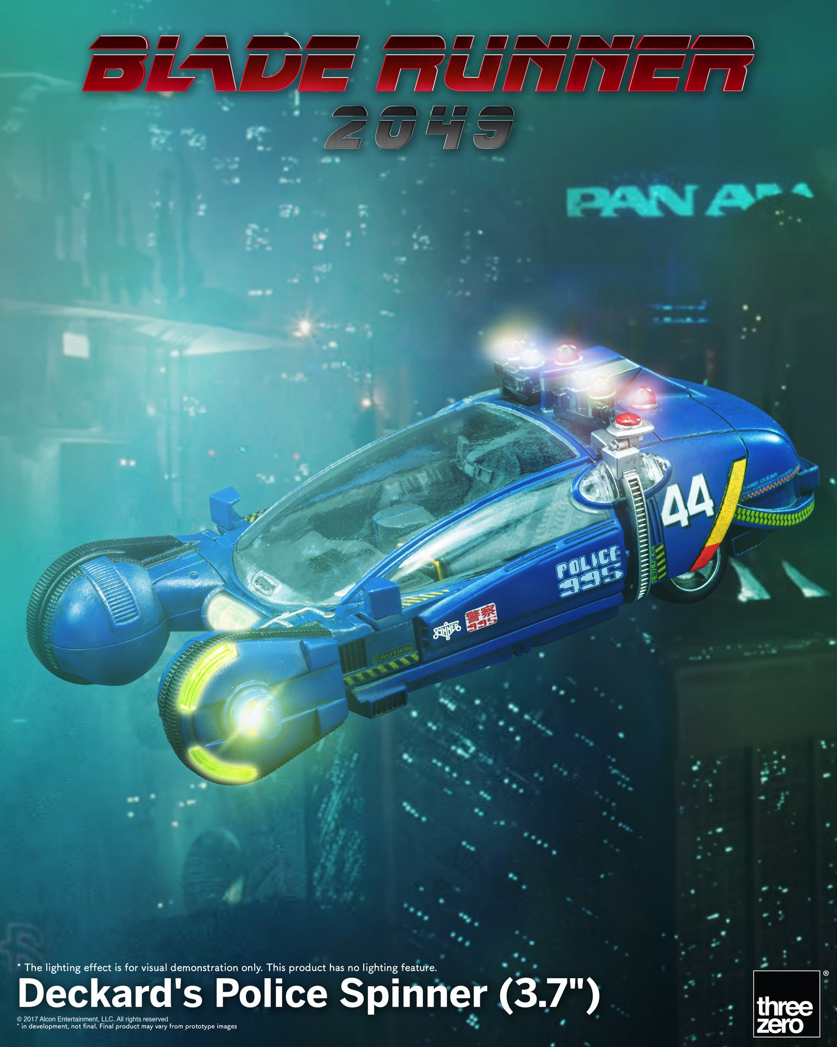 Threezero: Blade Runner 2049 - Deckard'S Police Spinner 3.7 Pulgadas ...