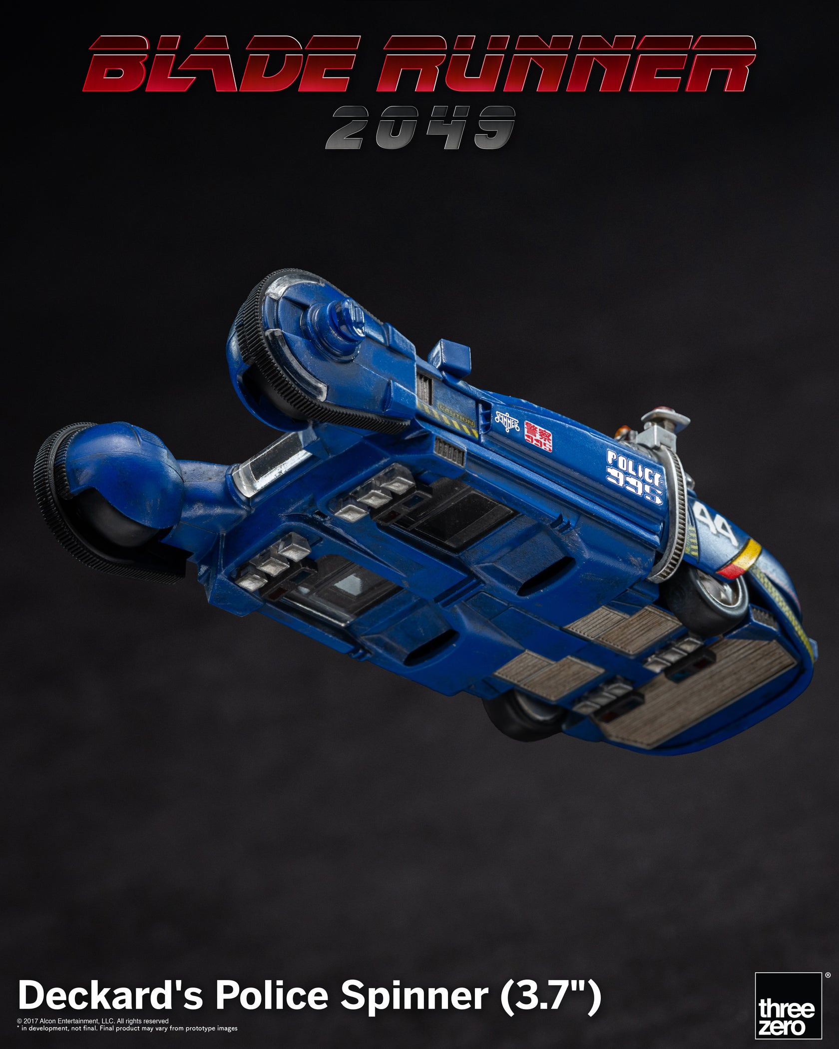 Threezero: Blade Runner 2049 - Deckard'S Police Spinner 3.7 Pulgadas ...