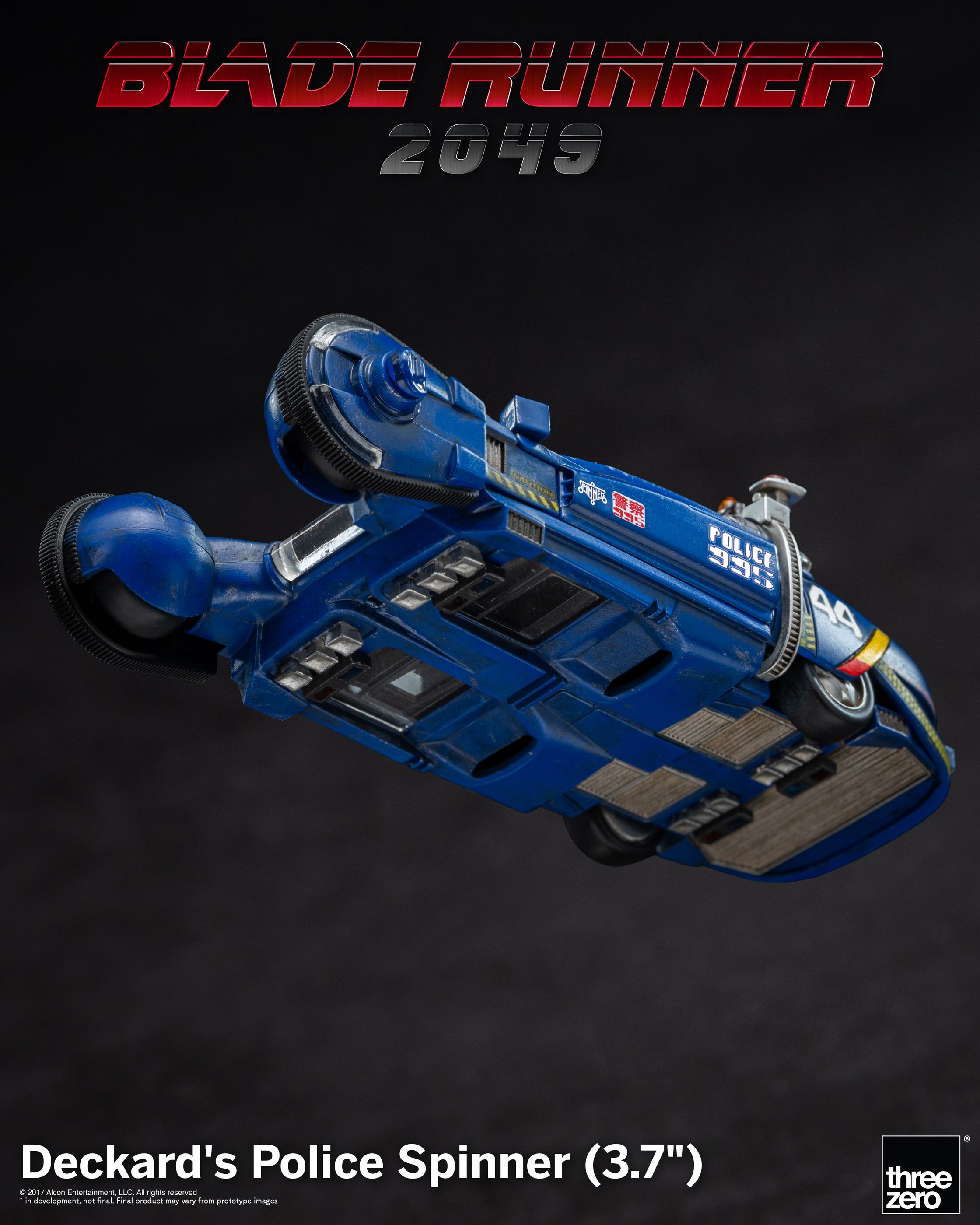 Threezero: Blade Runner 2049 - Deckard'S Police Spinner 3.7 Pulgadas ...
