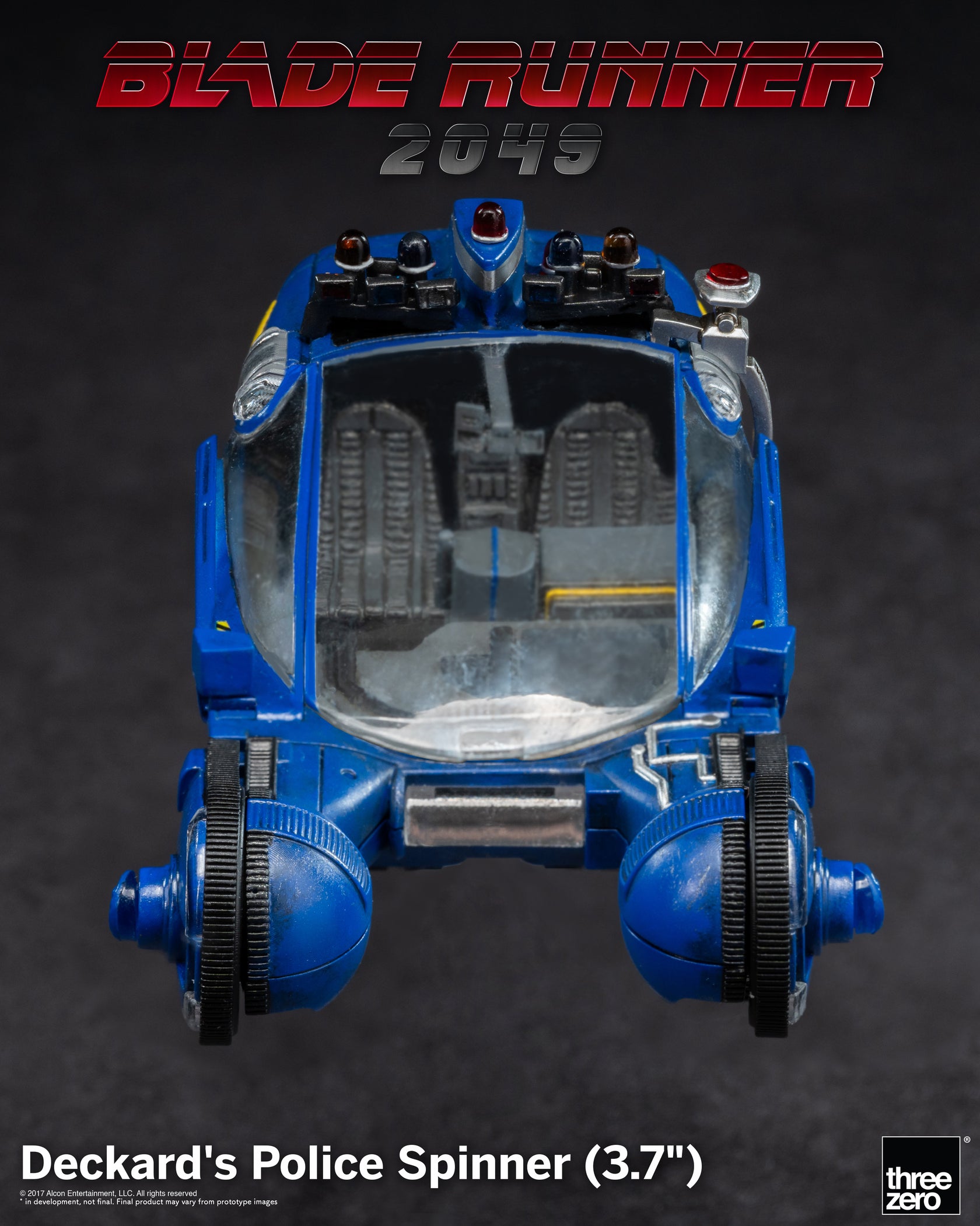 Threezero: Blade Runner 2049 - Deckard'S Police Spinner 3.7 Pulgadas ...