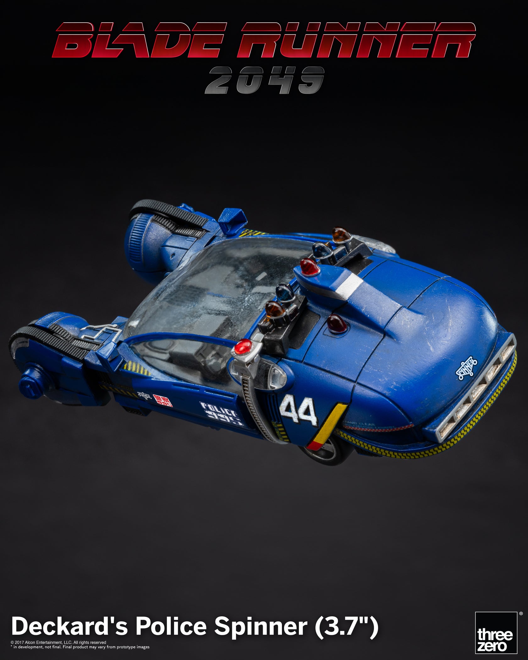 Threezero: Blade Runner 2049 - Deckard'S Police Spinner 3.7 Pulgadas ...