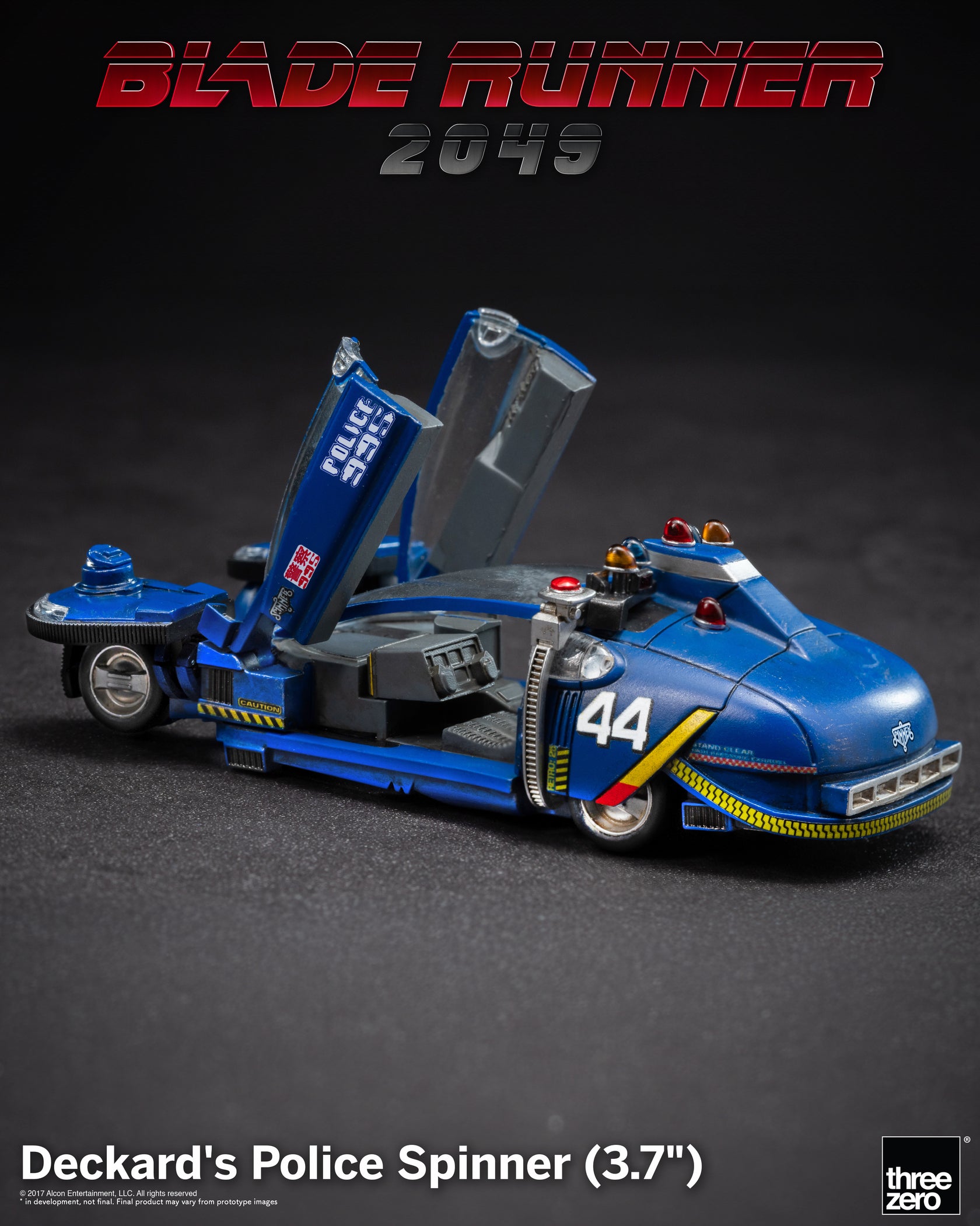 Threezero: Blade Runner 2049 - Deckard'S Police Spinner 3.7 Pulgadas ...