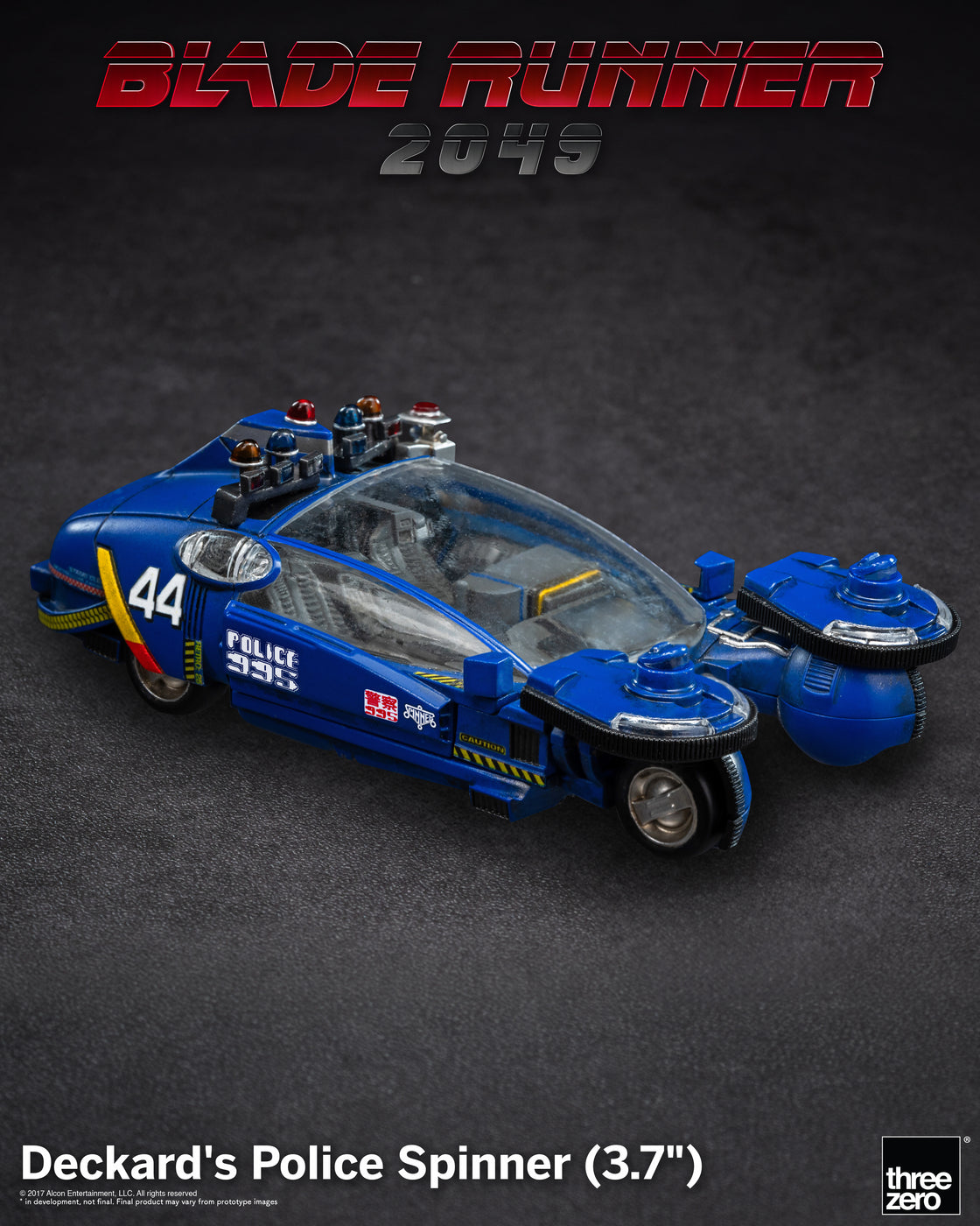Threezero: Blade Runner 2049 - Deckard'S Police Spinner 3.7 Pulgadas ...