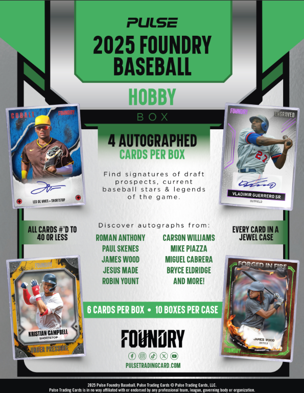 Pulse TCG MLB: Foundry Baseball 2025 Hobby Box — Distrito Max