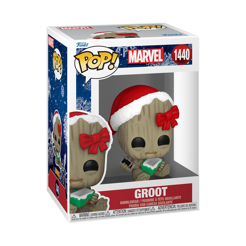 Funko Pop Marvel: Holiday - Groot Con Regalo — Distrito Max