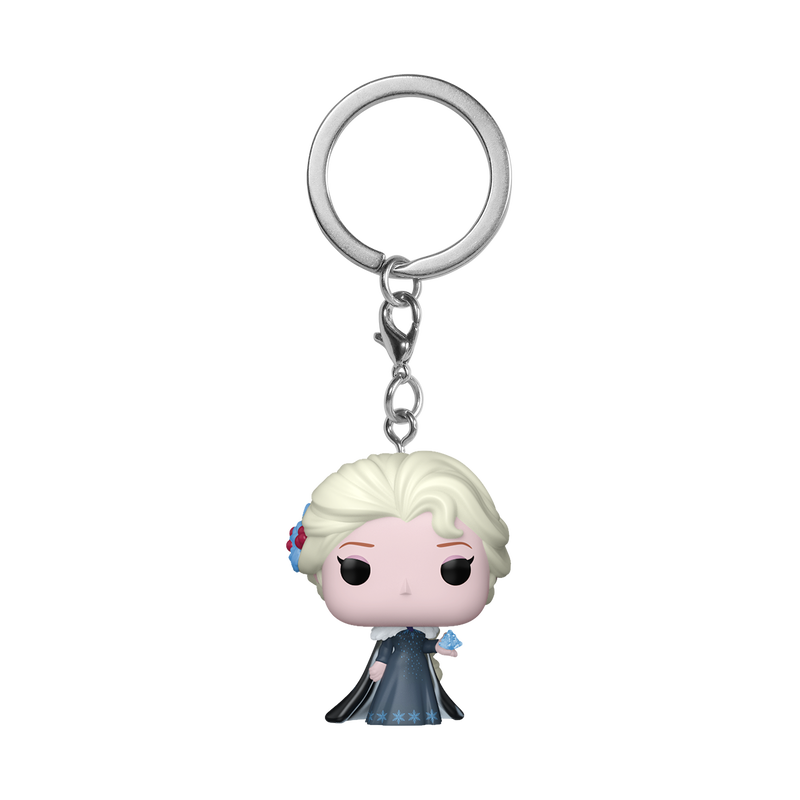 Funko Pop Keychain: Disney Princesas Holiday - Elsa Llavero — Distrito Max