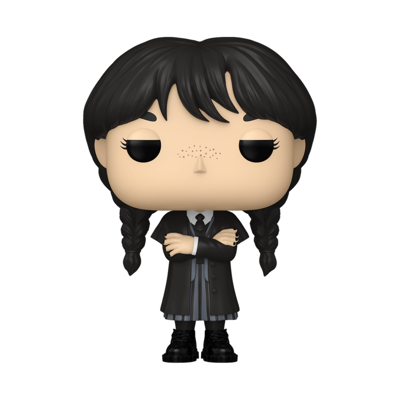 Funko Pop TV: Wednesday - Merlina Abrigo Negro — Distrito Max