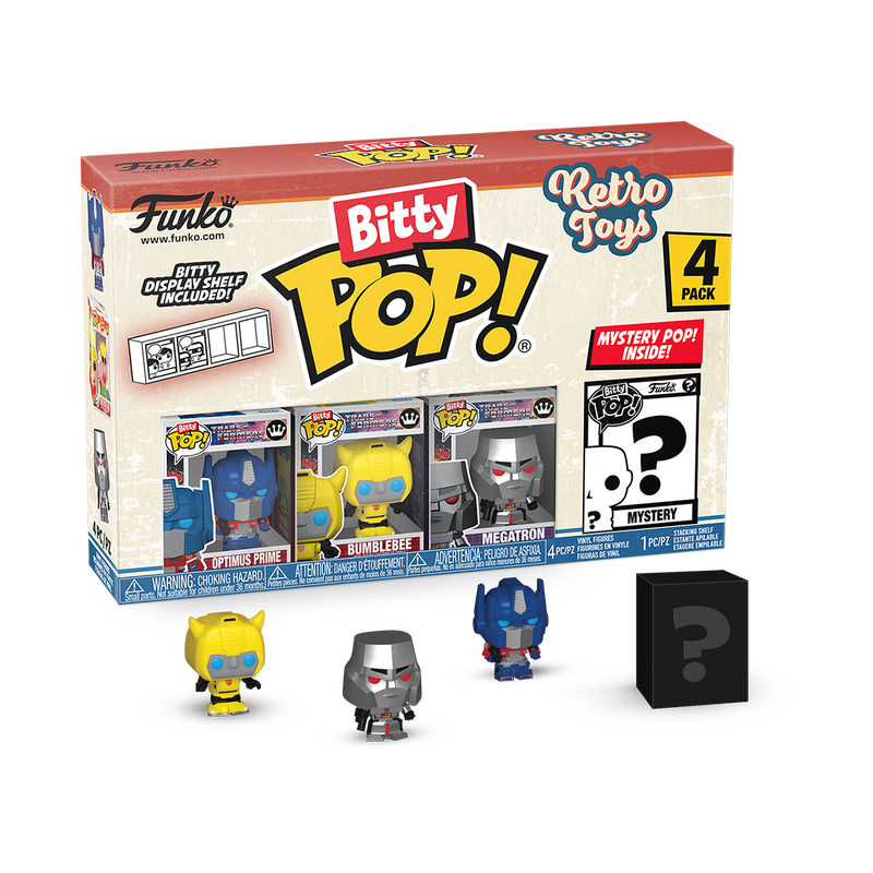 Funko Bitty Pop: Retro Toys - Transformers 4 Pack — Distrito Max