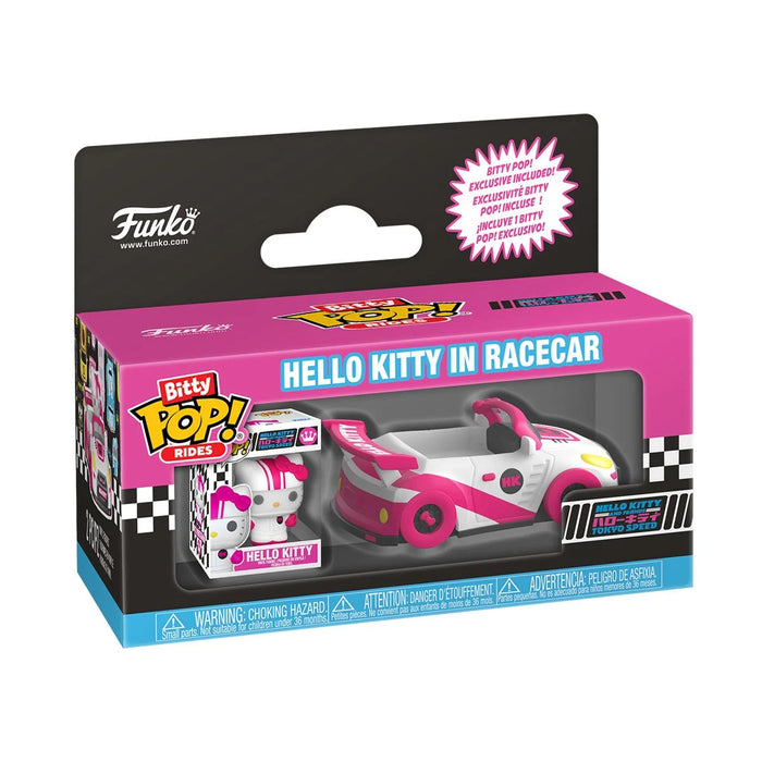 Funko Bitty Pop Rides: Sanrio - Hello Kitty en Coche de Carreras ...