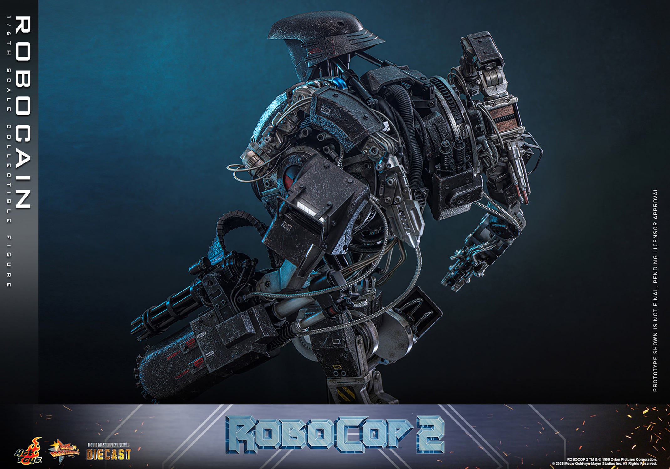 Hot Toys Movie Masterpiece Series Diecast: RoboCop - RoboCain Escala 1 ...