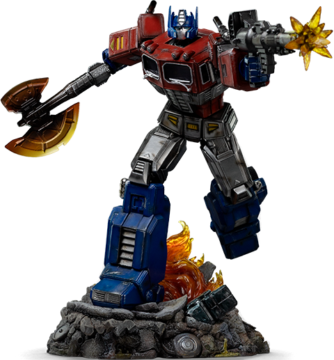 IRON Studios: Transformers - Optimus Prime Demi Escala De Arte 1/20 ...