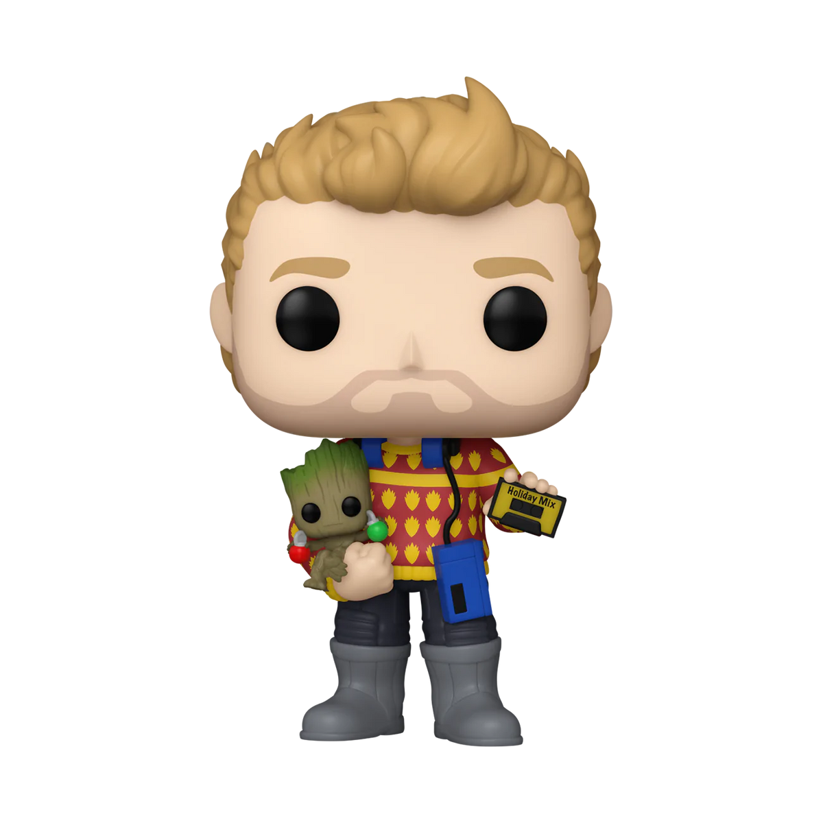 Funko Pop Marvel: Guardianes de la Galaxia Navidad - Star Lord con Gro ...